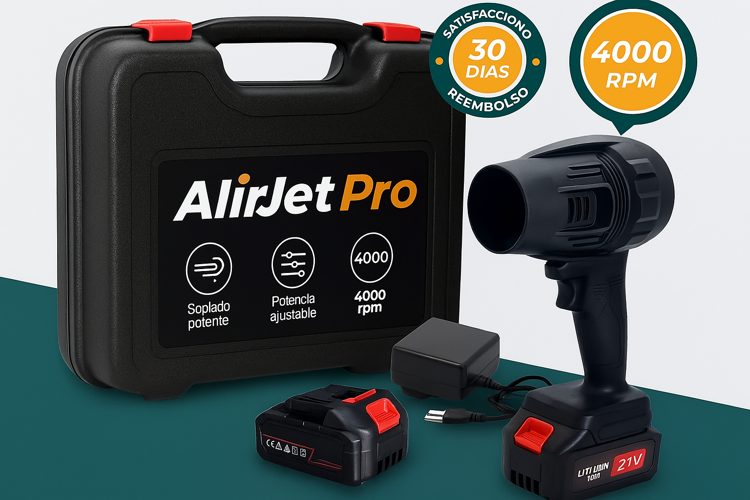 AirJet Pro™- Secado y Limpieza a Máxima Potencia – Mundora